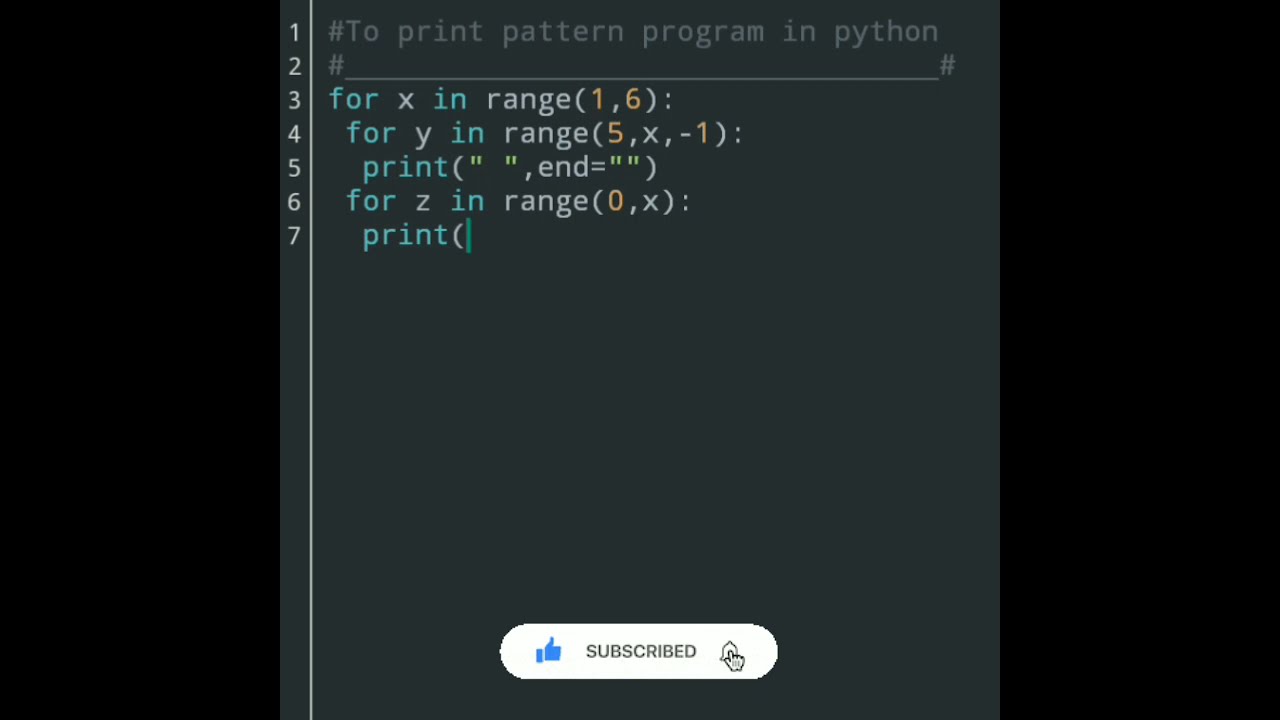 #python 04 To print Alphabet pattern in Python |computer programming | #shorts #python #programming