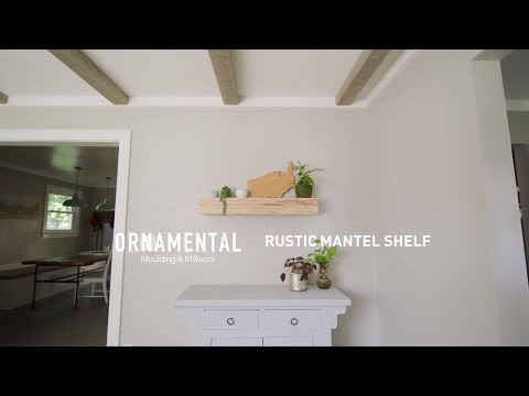 How To Install Rustic Mantel Shelf