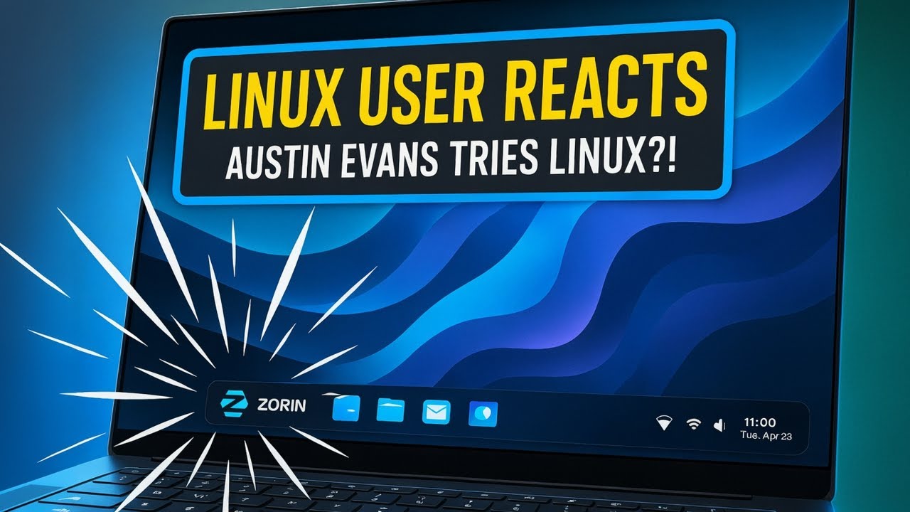 Linux User Reacts: Austin Evans Tries Linux?!
