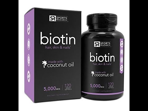 Biotin (High Potency) 5000mcg Per Veggie Softgel