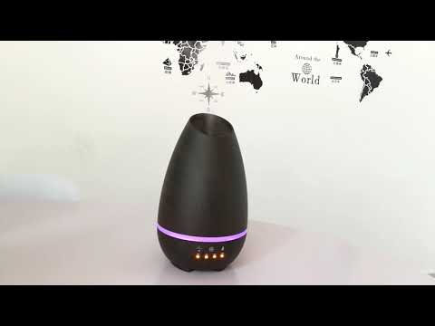500ml Wooden Ultrasonic Aromatherapy Essential Oil Diffuser for Home Office Study Yoga Room