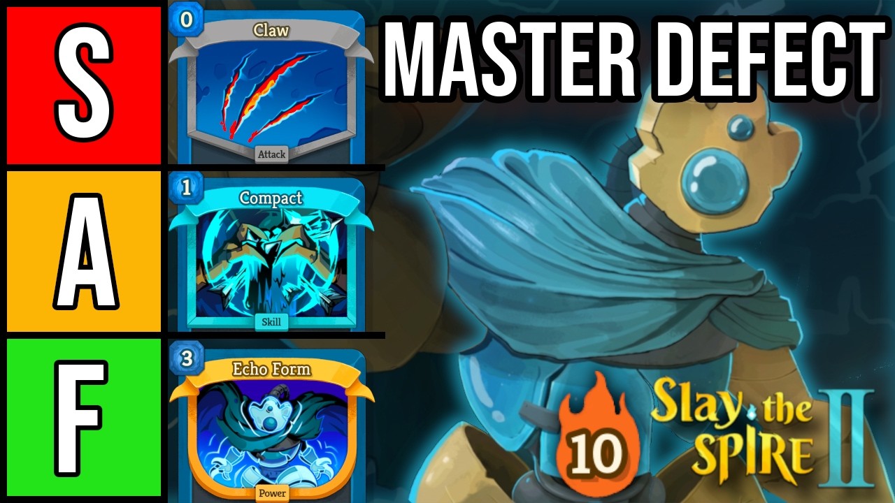 Defect Tier List & Strategy | Ascension 10 Guide | Slay the Spire 2