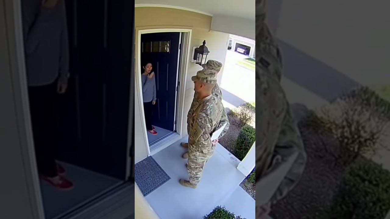 soldiers inform the wife about death in the war #military #army #viral #sad #soldier #fyp