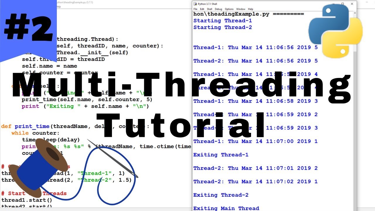 Python Multithreading Tutorial #2 - How to Create New Threads