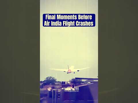 India Air Flight Crash VIdeo in ahmedabad.