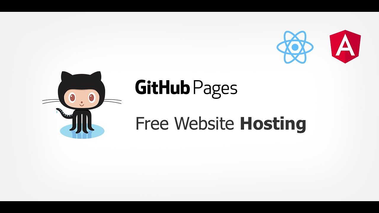 Github Free Angular React Application Hosting
