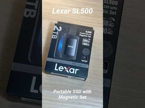 Lexar® SL500 Portable SSD 2TB #iphone16 #magsafe #SSD #Lexar #SL500 #external