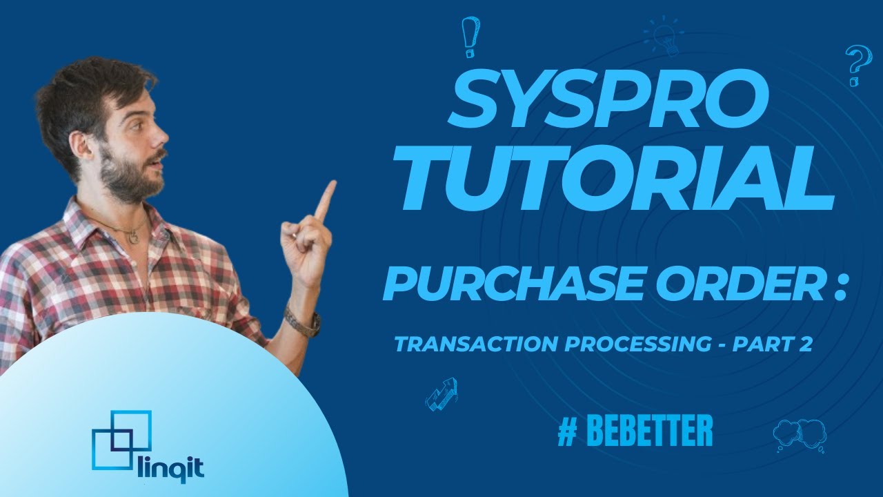 Purchase Order: Transaction Processing - Part 2
