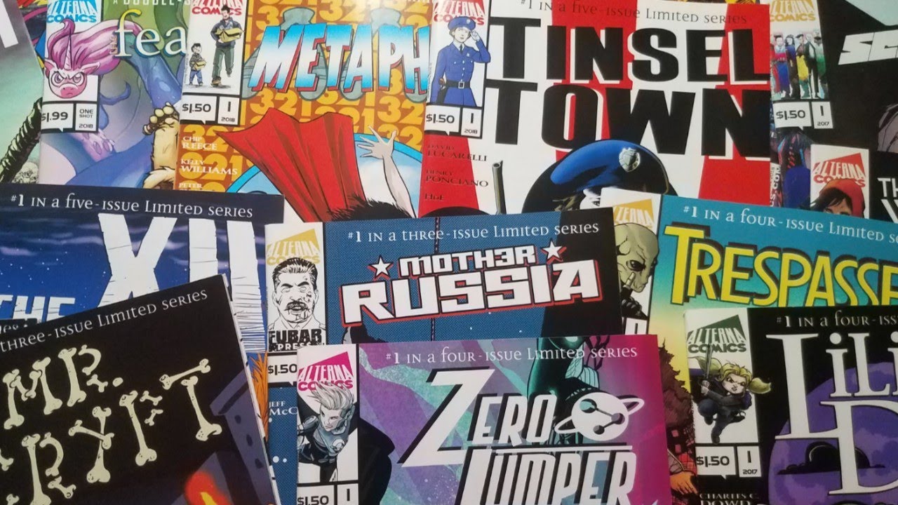 ALTERNA COMICS: NEWSPRINT? $1.50? IT'S LIKE THE 1990S UP IN HERE