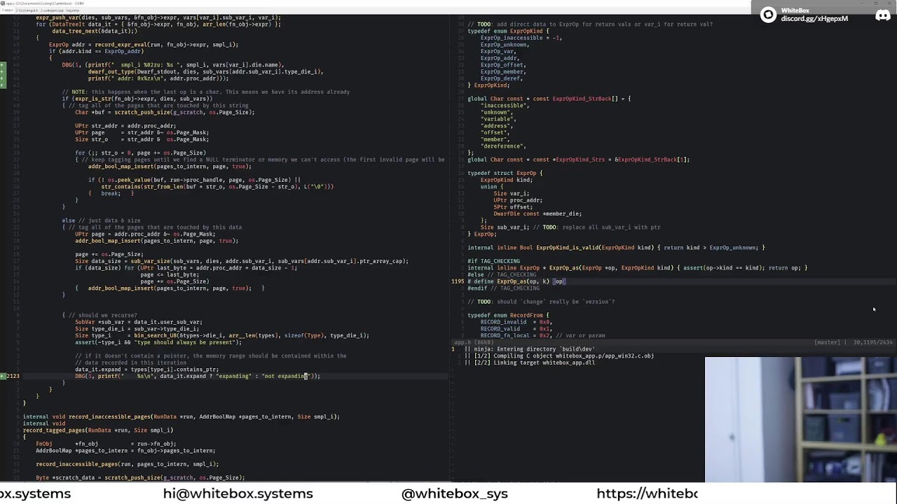 Debugging the debugger | WhiteBox development