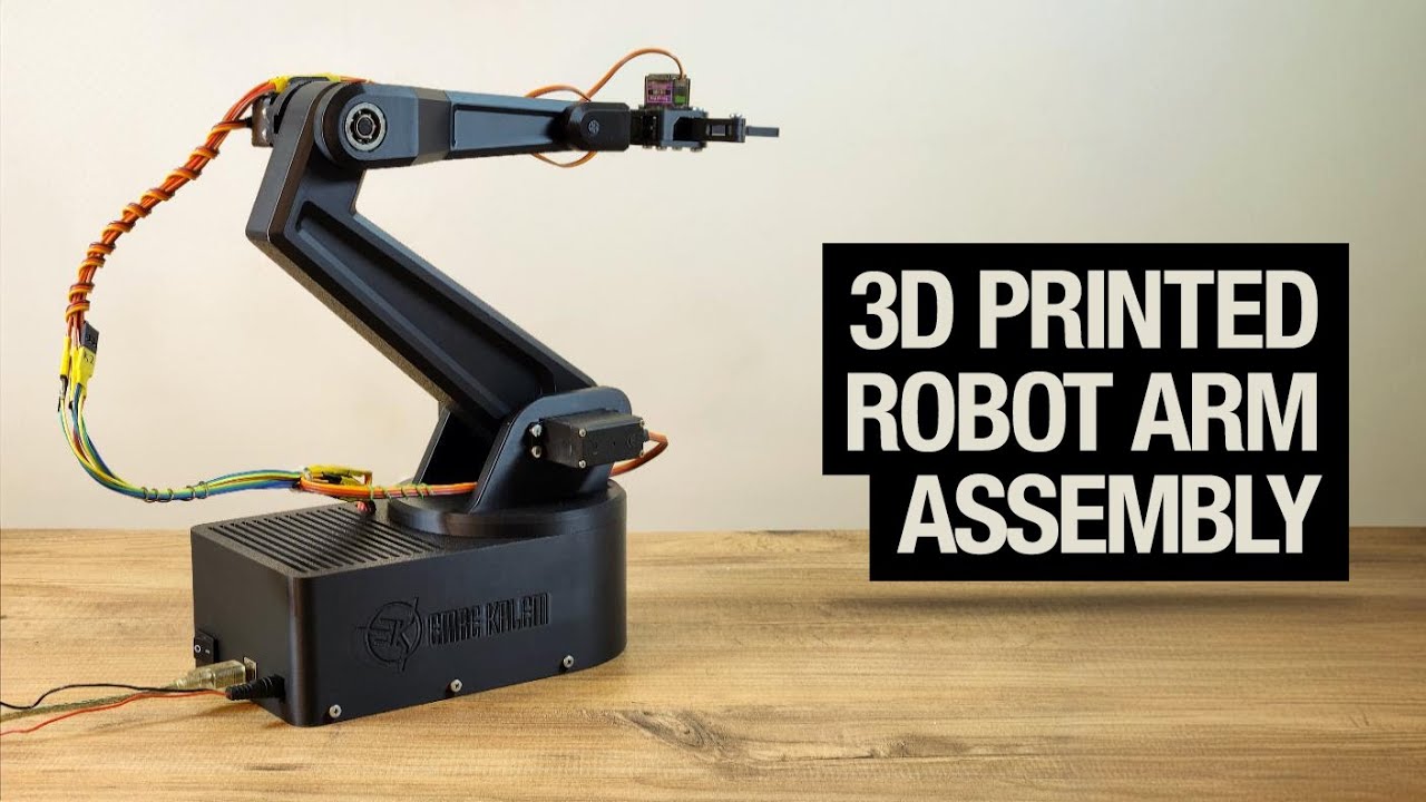 3D Printed Robot Arm Assembly