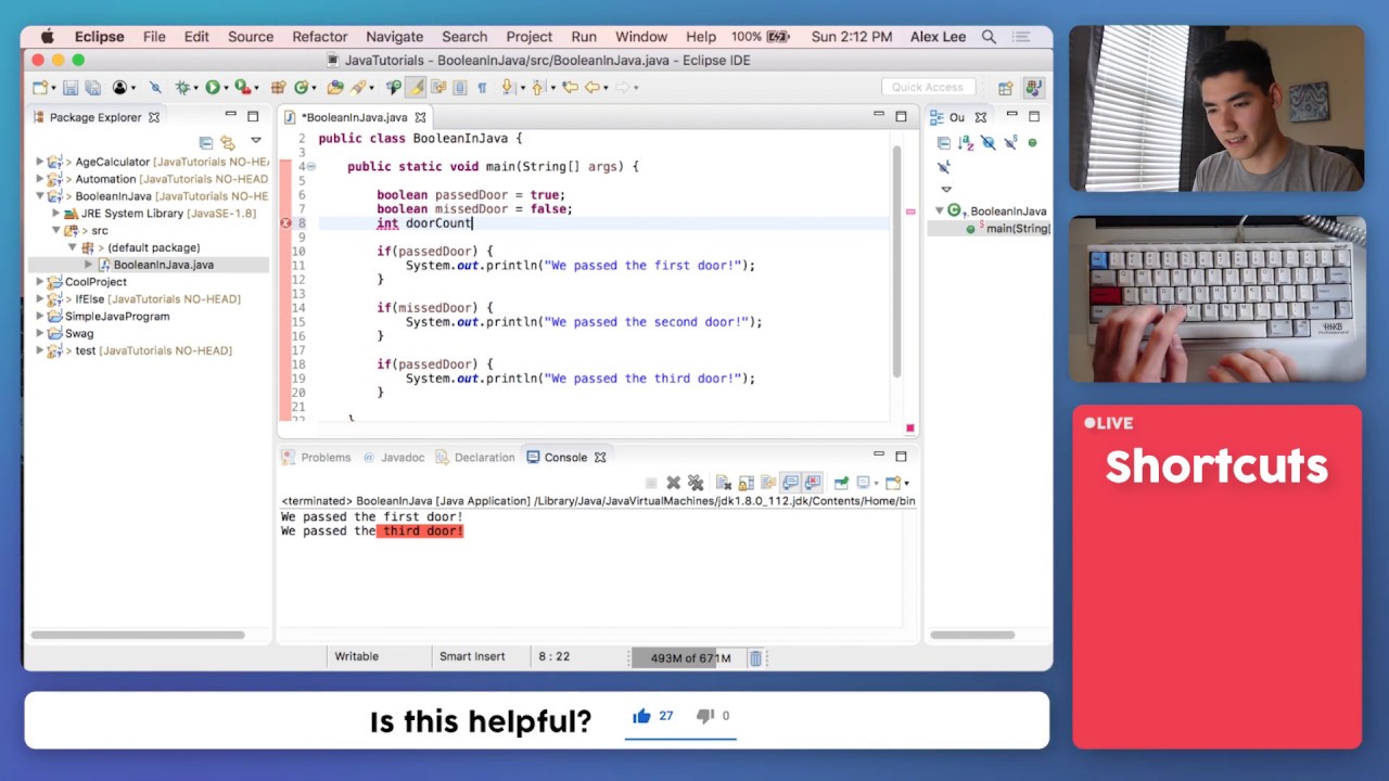 Boolean Java Tutorial #15