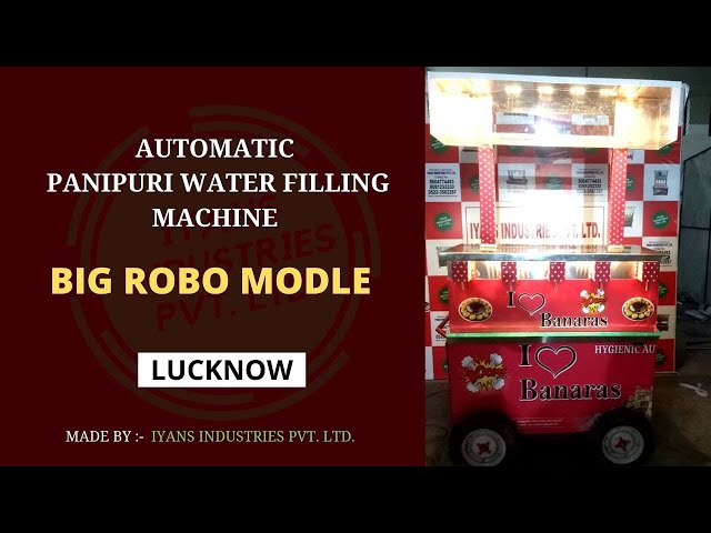 Pani Puri Water Filling Machine - Panipuri Vending Machine Big Model 9 ...