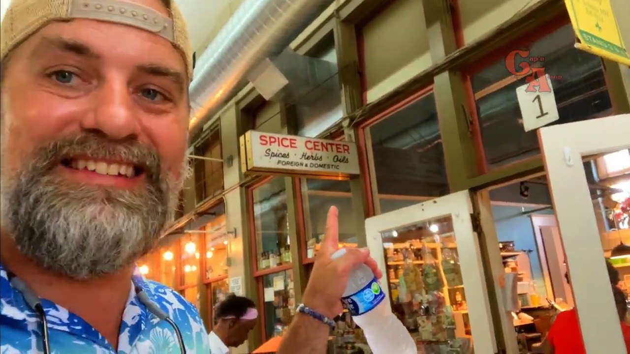 OLDEST AND LARGEST OPEN AIR MARKET Soulard Market in ST. Louis, Missouri with Captain A-ron