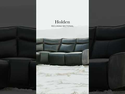 The Holden - Top Grain Italian Leather Reclining Sectional