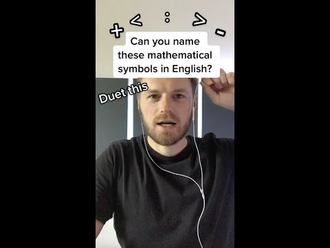 Can you name these 12 mathematical symbols in English? ➕➖♾🤔 #shorts