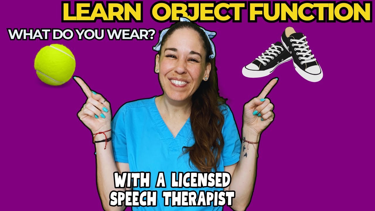 Learn Object Function | Fun Educational Video for Speech Therapy | Speech Therapy Techniques