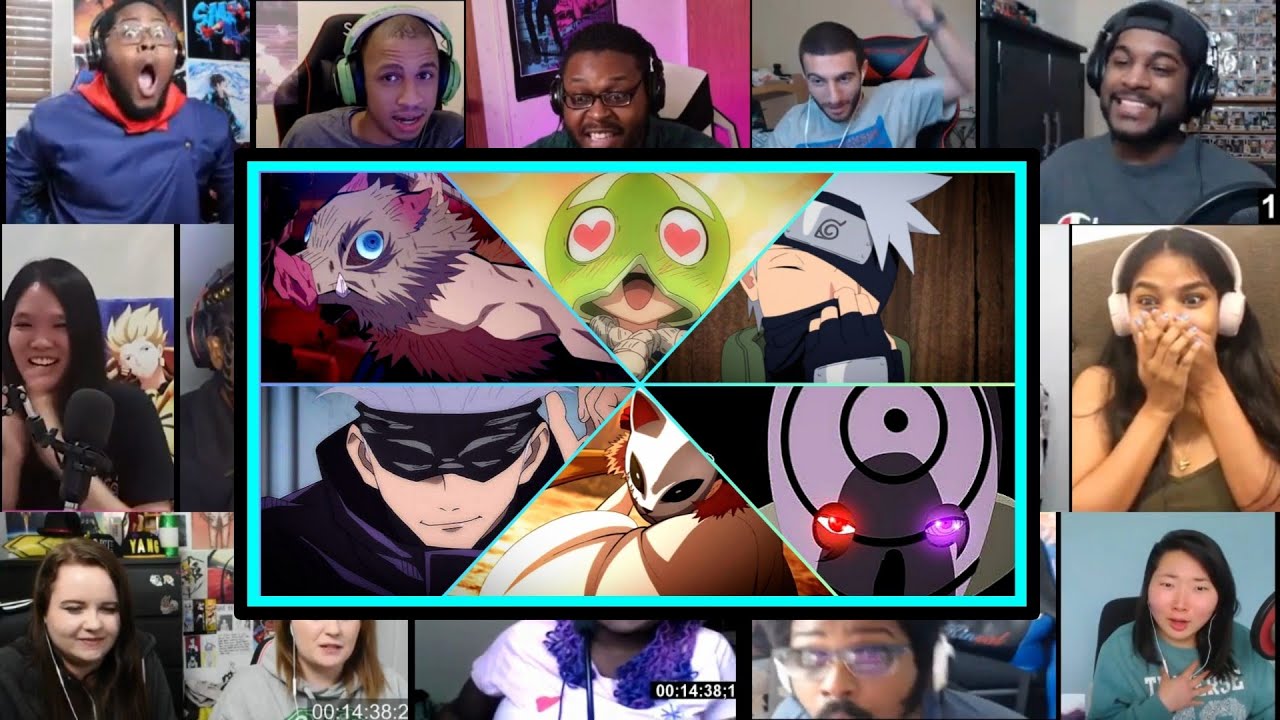 Anime Face Reveal!🤩 Reaction Mashup