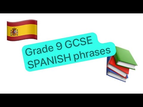 Grade 9 Spanish phrases