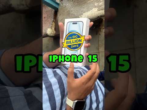 iPhone 15 Flipkart Open Box Delivery BBD Sale #shorts