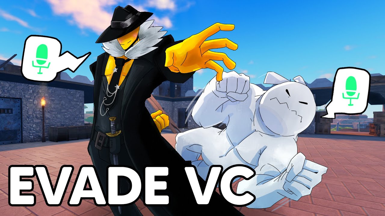 TROLLING AS MAFIOSO IN EVADE VC | Roblox Evade VC Funny Moments