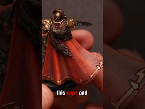 How was this cape painted with only 2 colors?