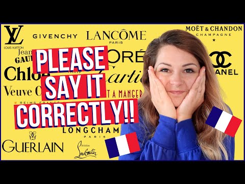 20 French Brands YOU Pronounce Wrong (commonly mispronounced French Brands)
