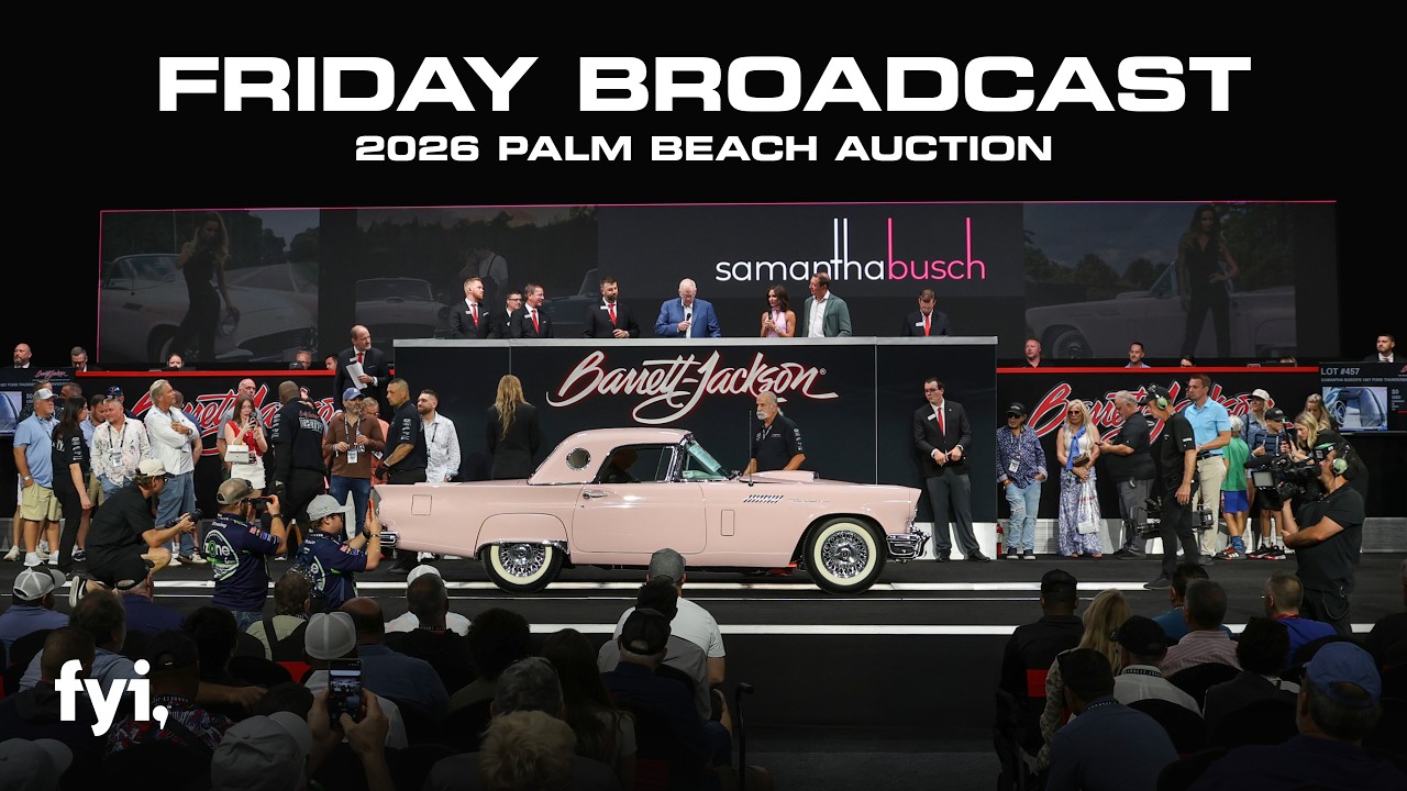 FYI Friday Broadcast Replay // Barrett-Jackson 2026 Palm Beach Auction // Friday, April 17