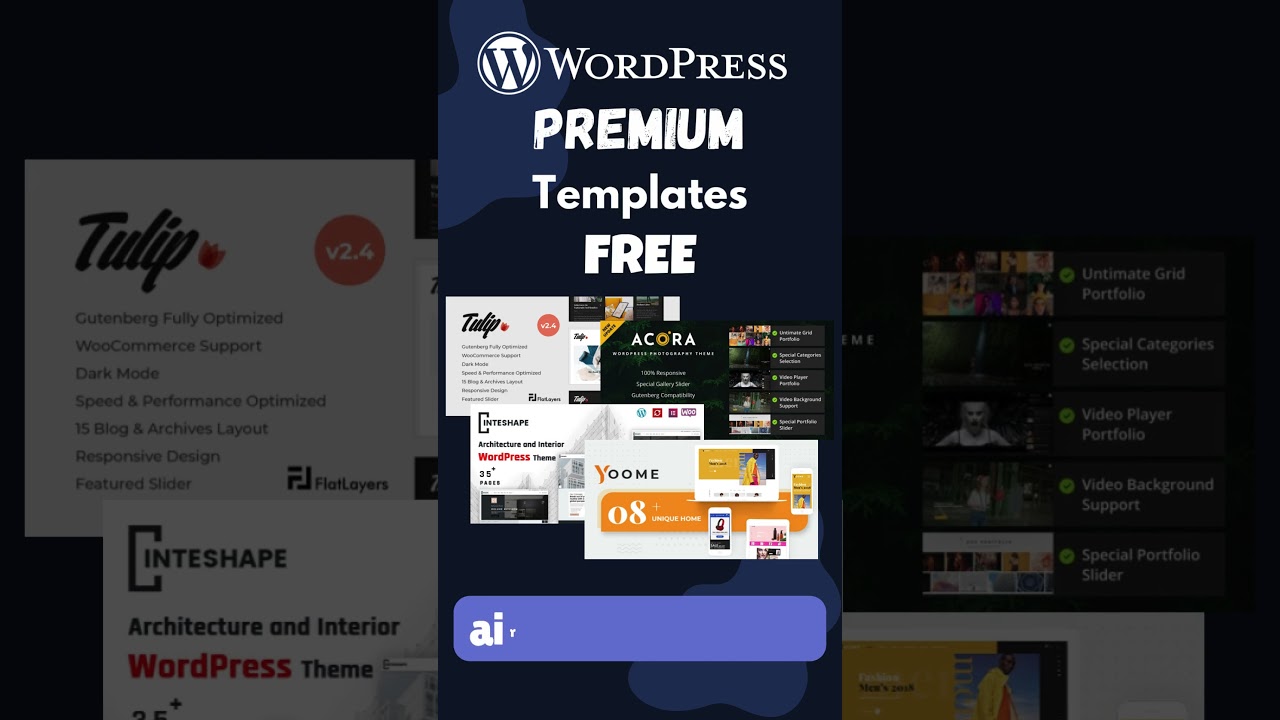 Wordpress Premium Templates FREE Download #wordpress #templates #premium  #free