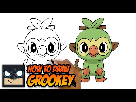 How To Draw Grookey | Pokemon Sword and Shield