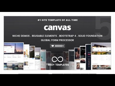 Canvas | The Multi-Purpose HTML5 Template | Themeforest Templates