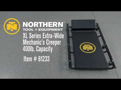 Northern Tool + Equipment XL Series Extra-Wide Mechanic's Creeper 400-Lb. Capacity 44in.L x 25in.W