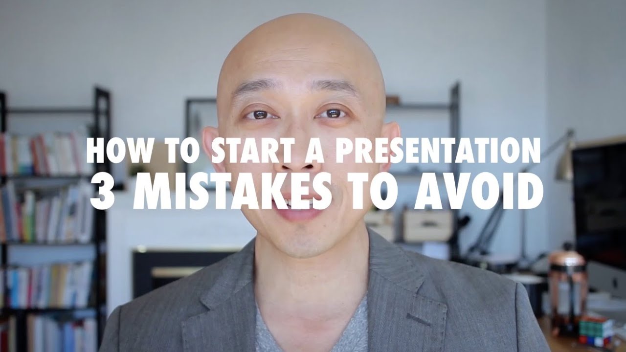 How to Start a Presentation - Mistakes to Avoid