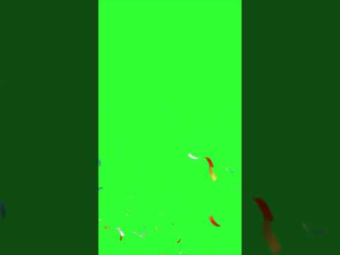Confetti Green Screen #videoediting #greenscreenfootage #confetti
