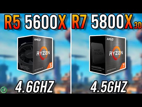 Ryzen 5 5600X vs Ryzen 7 5800X3D - 0.1GHz Difference