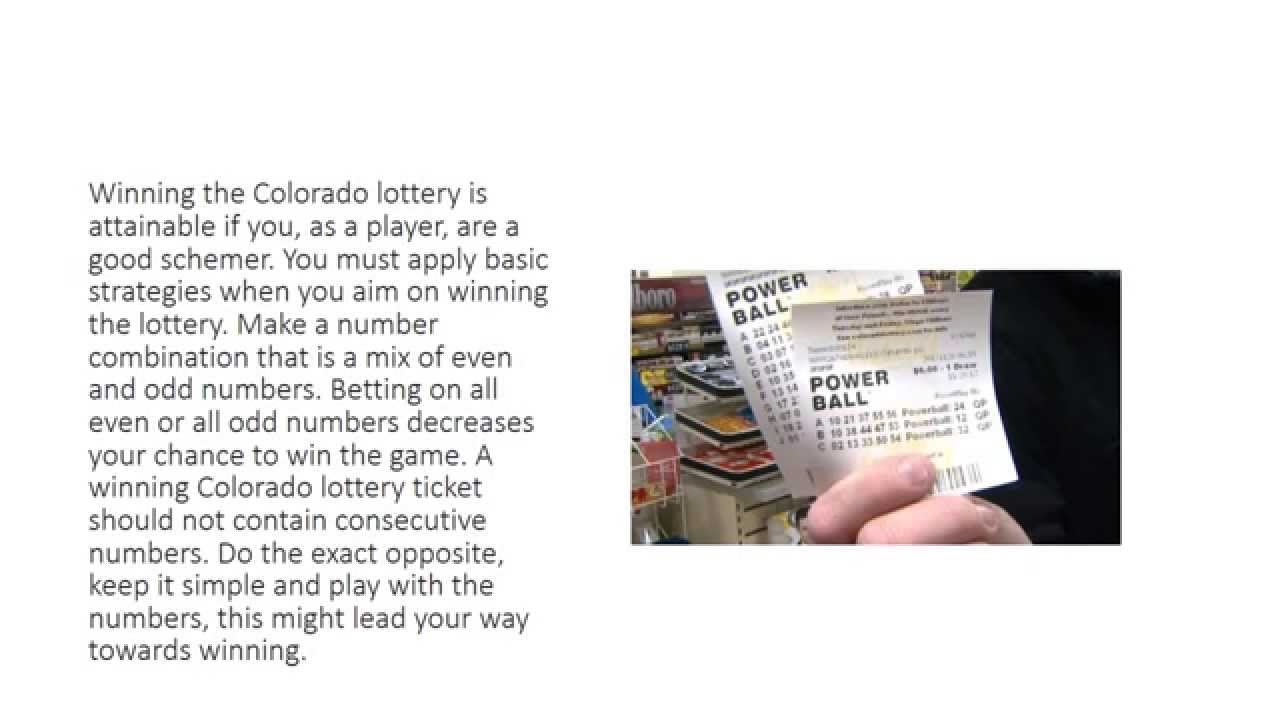 Your Chances with a Colorado Lottery Ticket