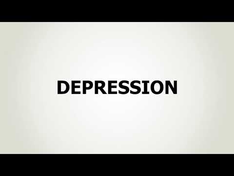 How to Pronounce Depression