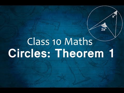 Circles - Theorem 1 : CBSE Class 10 X Maths Video Lecture