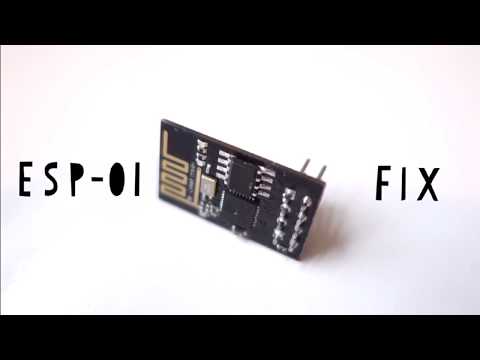 How to flash new firmware to the ESP-01 and save them from the bin