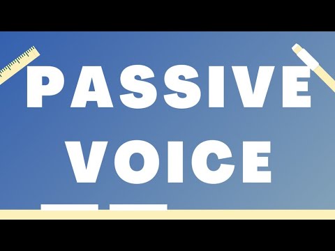 What is Passive Voice?