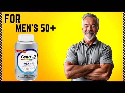 Centrum Silver Men's 50+ Multivitamin Tablets: The Ultimate Multivitamin for a Stronger Tomorrow
