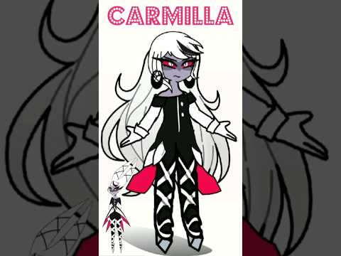 💞CARMILLA CARMINE (Hazbin Hotel) in Gacha Life 2💞 #gl2 #hazbinhotel #trending