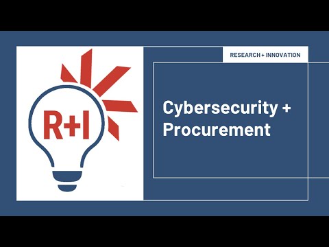Cybersecurity + Procurement