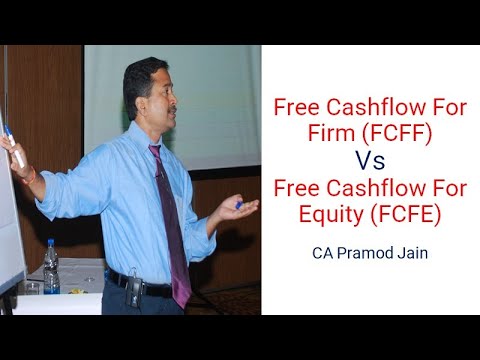Free Cashflow For Firm (FCFF) Vs Free Cashflow For Equity (FCFE) I CA Pramod Jain