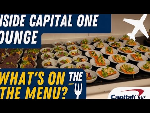 Capital One Lounge IAD | Food Options (Dinner)