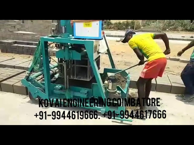 Hollow,Solid,Concrete Block Making Machine In Coim - Hydraulic Hollow ...