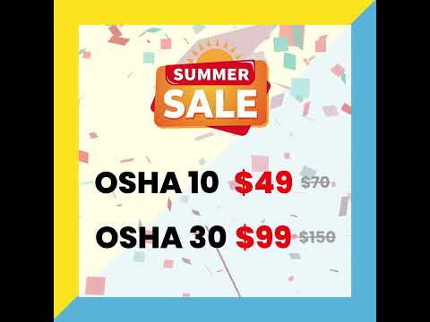 Save BIG on OSHA Certification! OSHA 10 & 30 Training | Limited-Time Discount + Afterpay!