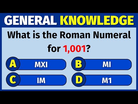 How Good Is Your General Knowledge? Take This 30-Question Quiz to Find Out! #Challenge 123