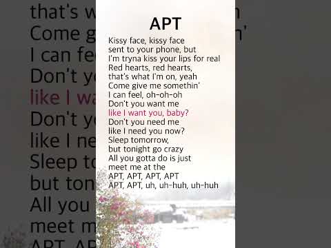 APT | ROSÉ, Bruno Mars