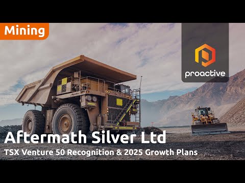 Aftermath Silver named to 2024 TSX Venture 50, ranking among top performing companies